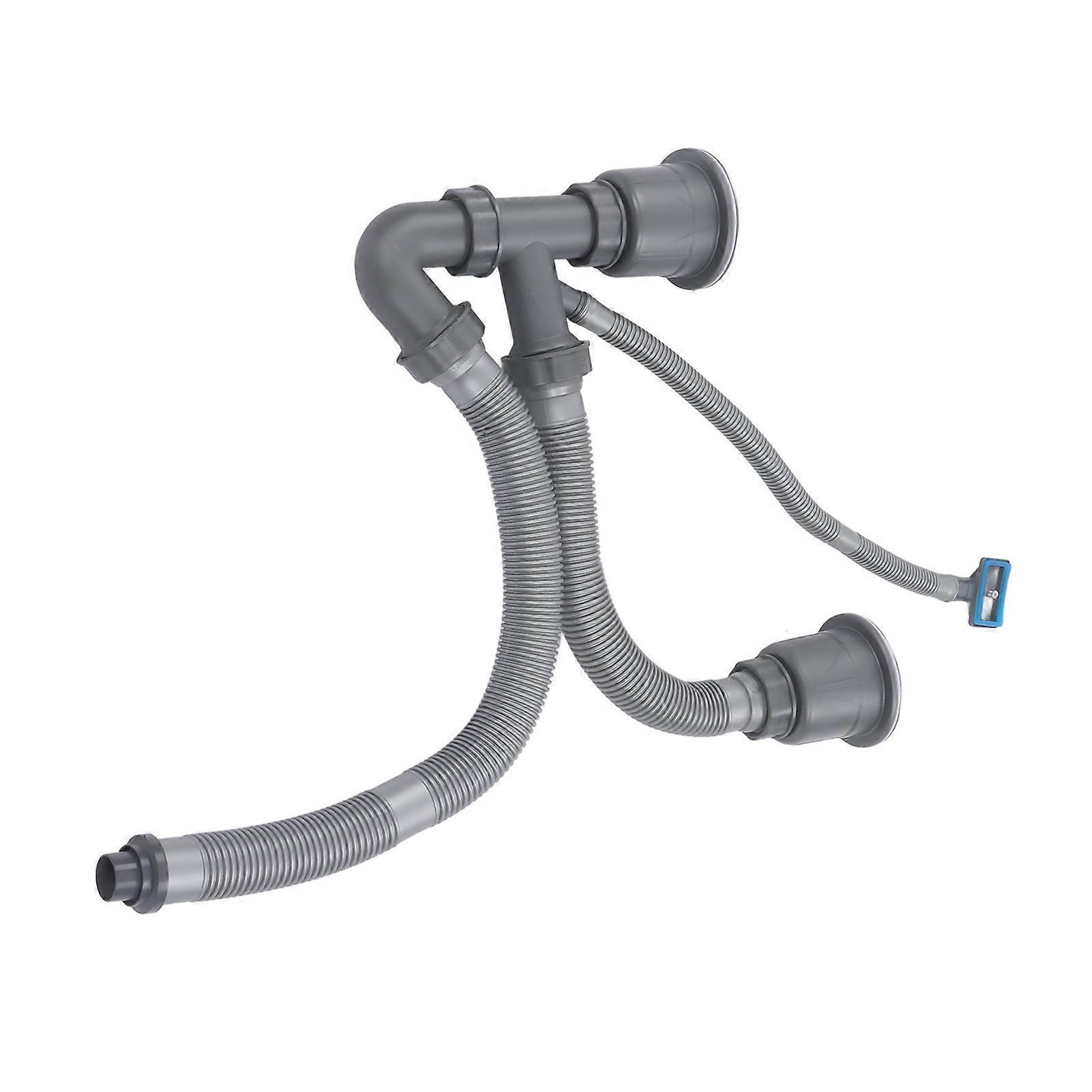 Kitchen Sink Double Hose Drain Kit Quick Draining Expandable Multiple ...
