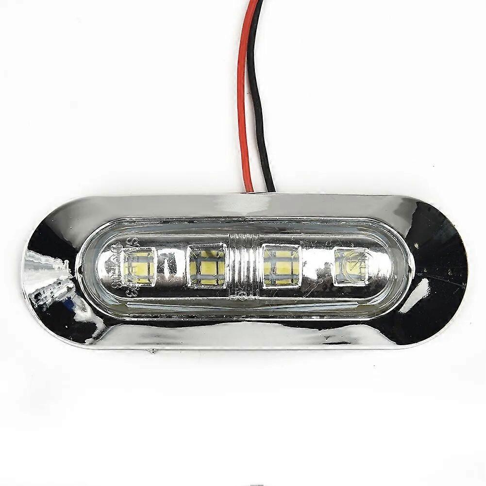 4Pcs DC 12V-24V Marine Boat LED Courtesy Lights Cabin Deck Walkway ...