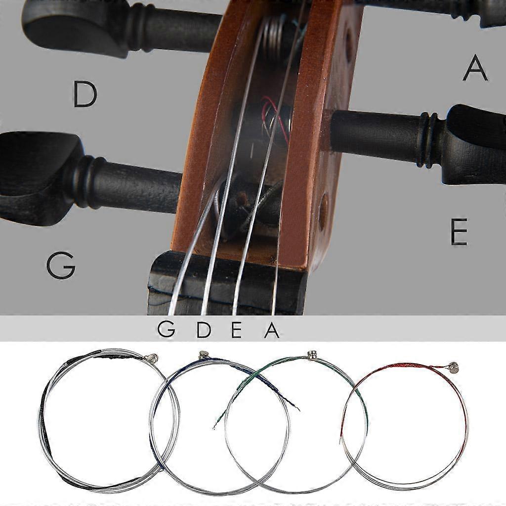 Full Set Violin Strings Size 4/4 3/4 Violin Strings Durable Replacement ...