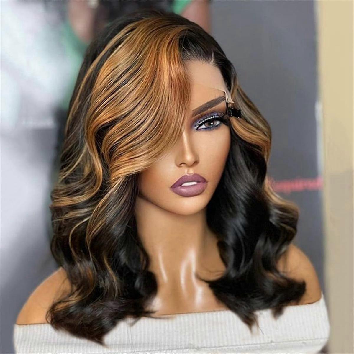 Wig Pre-Pulled Straight Lace Front Wig Women'S Wig Glueless Front ...