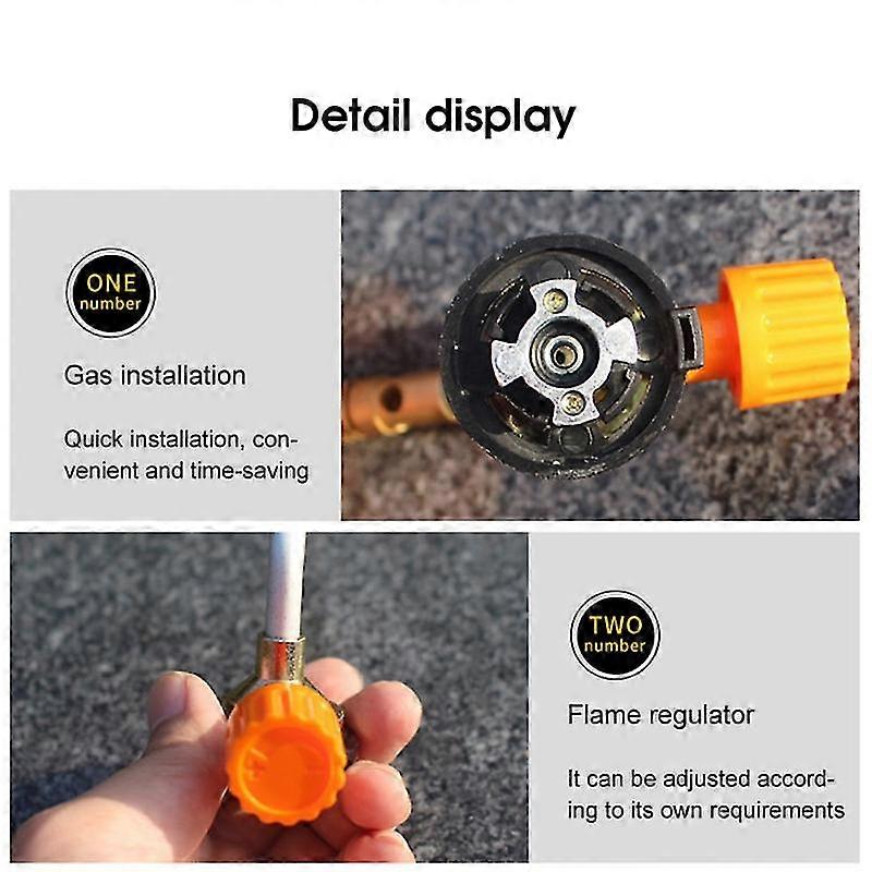 Burner Welding Gas Torch Flame Gun Brazing Flame Thrower Outdoor ...