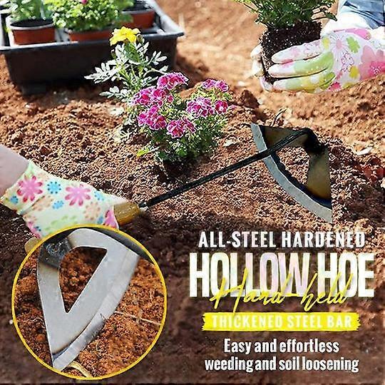 New All-steel Hardened Hollow Hoe Multifunctional Weeding Shovel ...
