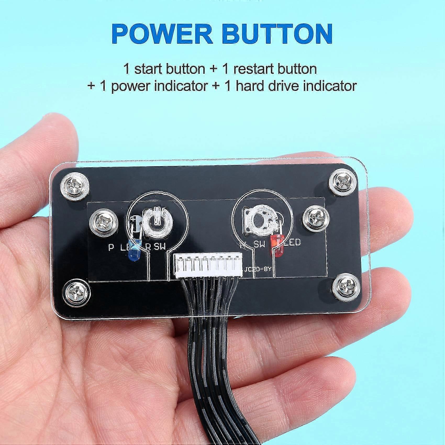 Desktop Computer Switch External Power Switch Power Button+restart ...
