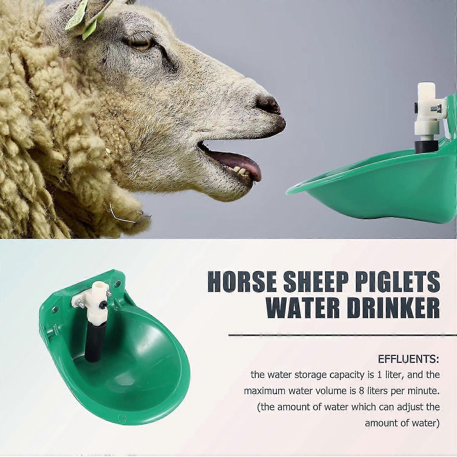 Automatic Sheep Waterer Bowl Cow Cattle Feeder Plastic Drinking Animal ...