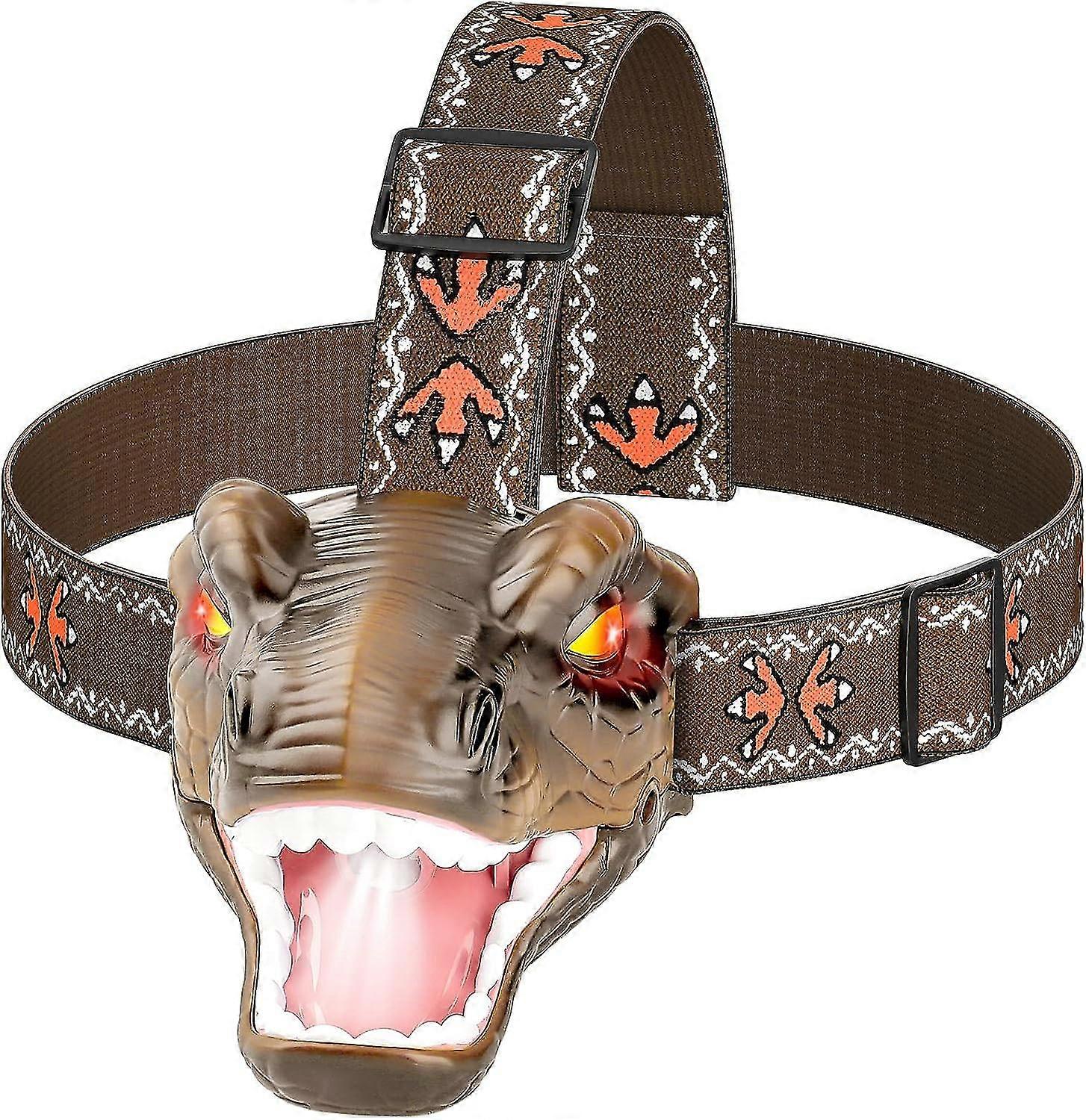 Dinosaur Head Torch For Kids Led Toys T-rex Headlamp Mini Portable ...