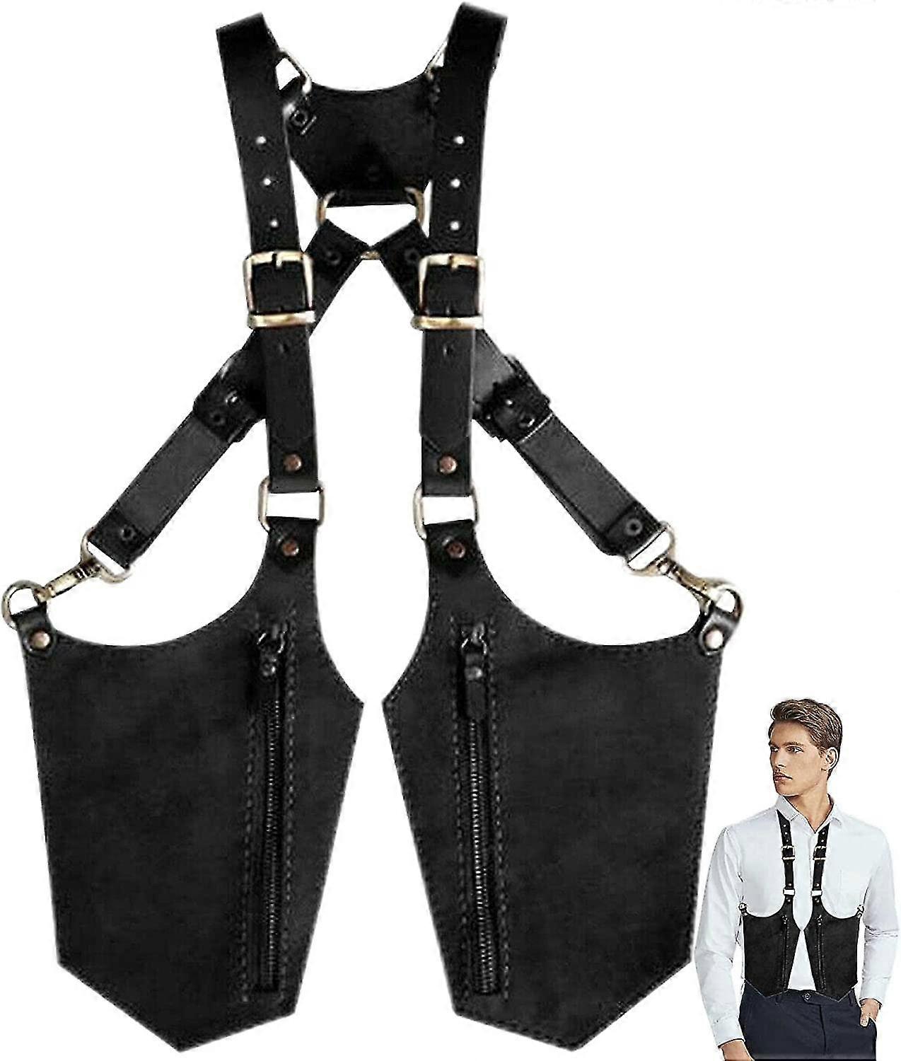 Double Shoulder Armpit Bag,anti-theft Underarm Bags,holster Bag Leisure ...