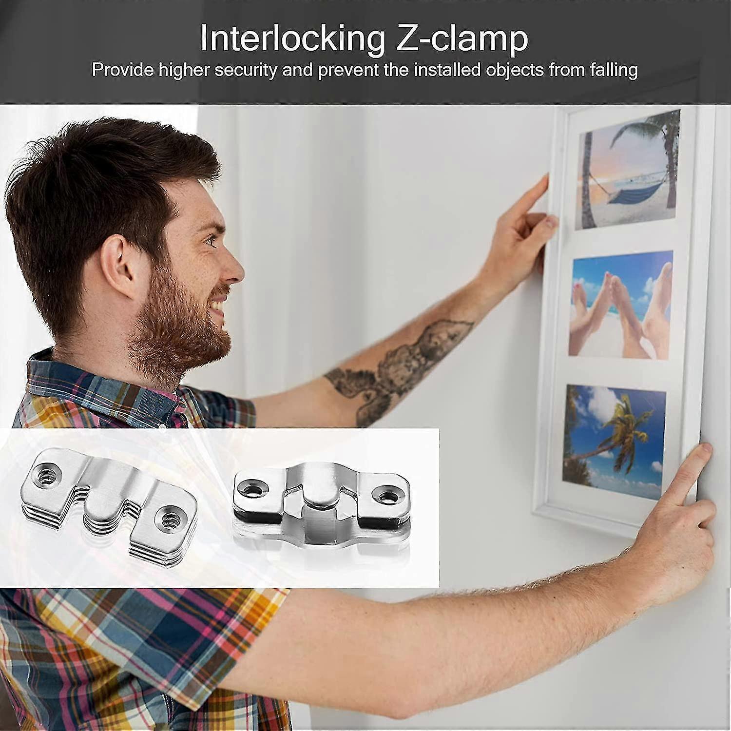 Flush Concealed Mount Bracket, Heavy Duty Flush Mount Headboard Hanging ...