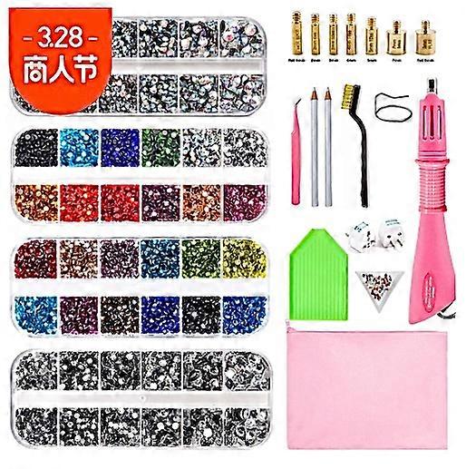 12 grid box DMC hot drill set with seven hot heads, drill points ...