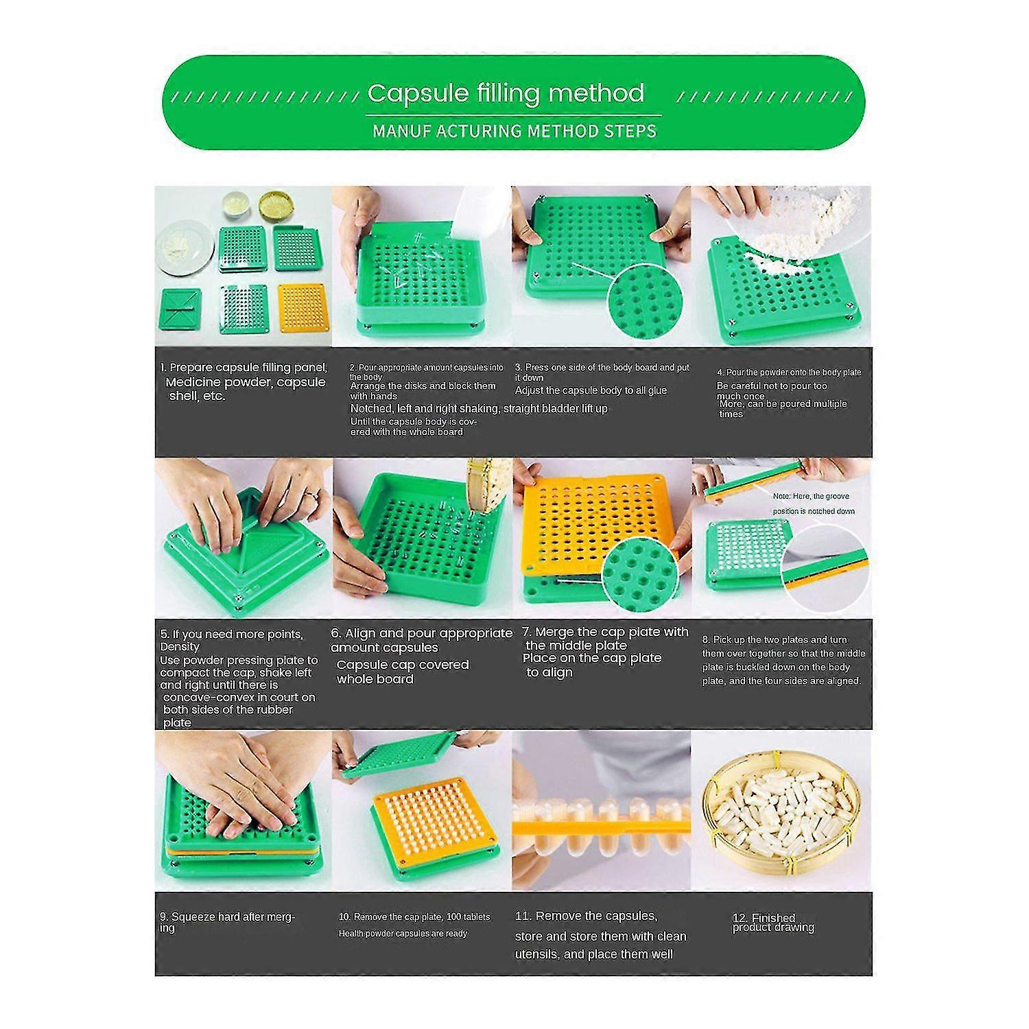 Capsule Filling Tray 00 100 Hole Capsule Filler Capsule Filling Machine ...