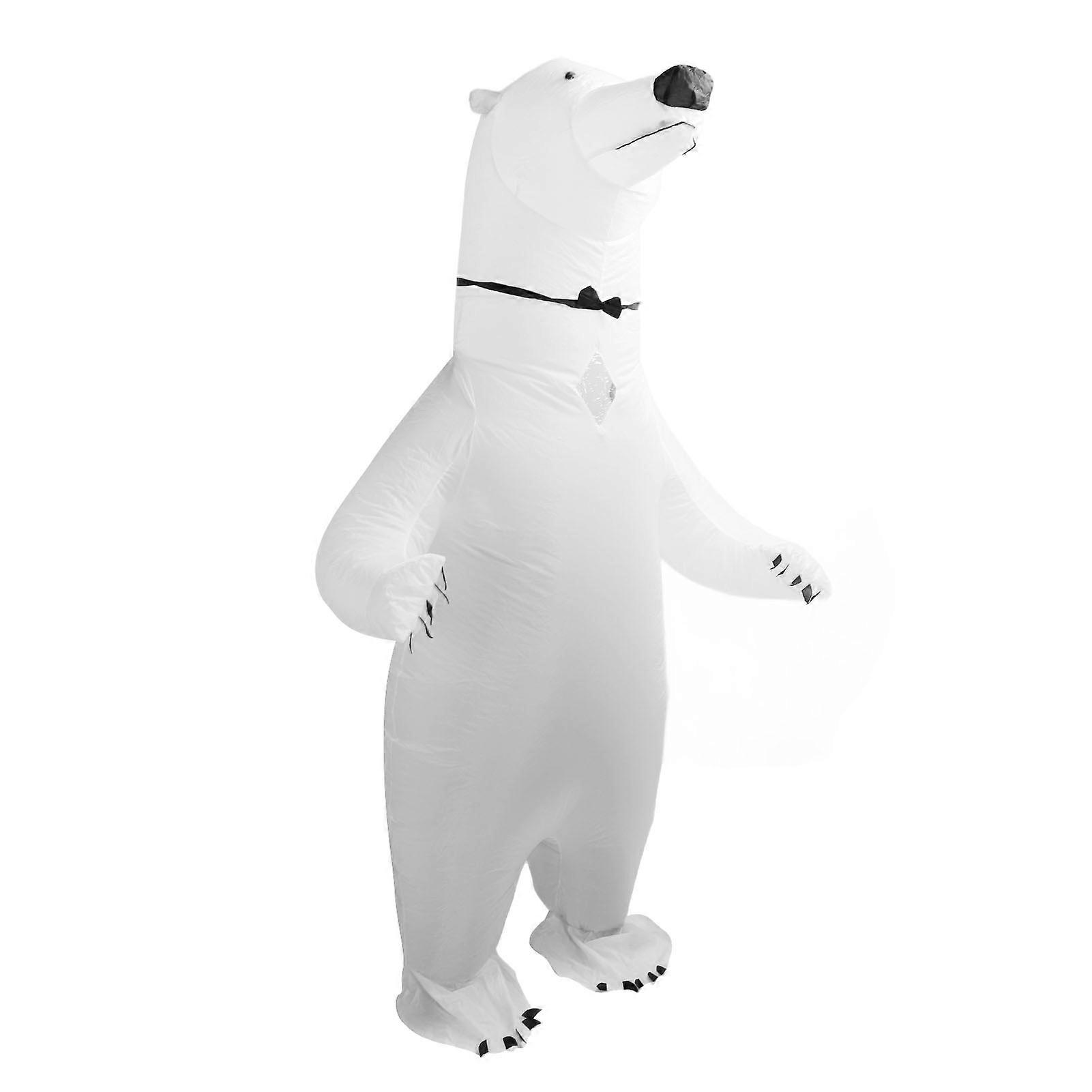 Polar Bear Inflatable Costume Halloween Cosplay Lightweight Waterproof ...
