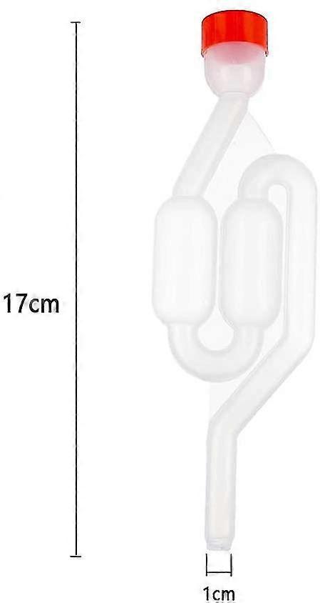 fermentation bung, plastic gardener tubes with lid, airlock bubbler ...