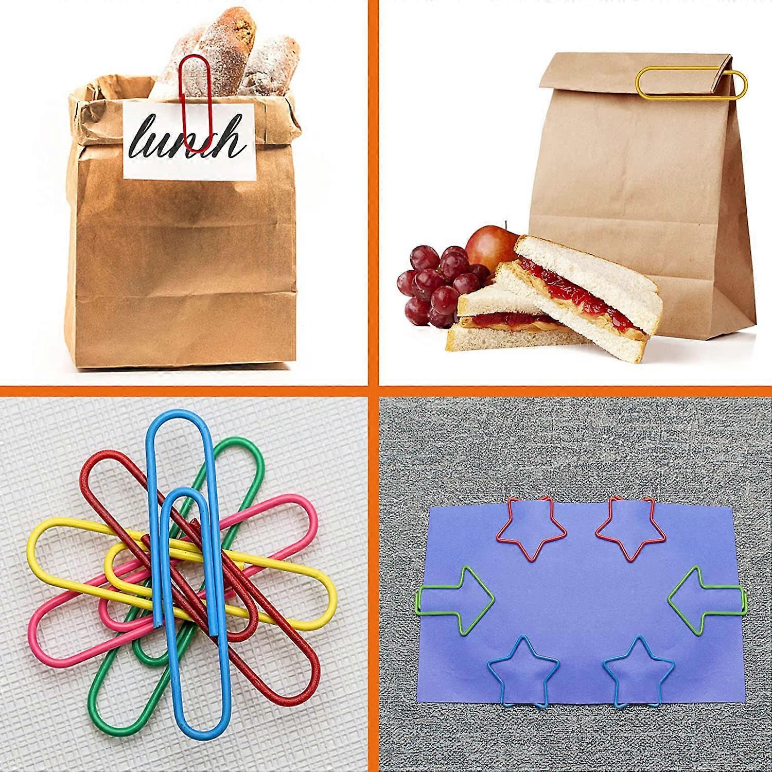 30 Pack Paper Clips 4 Inch Large Sheet Holder Mega Paperclips Jumbo ...