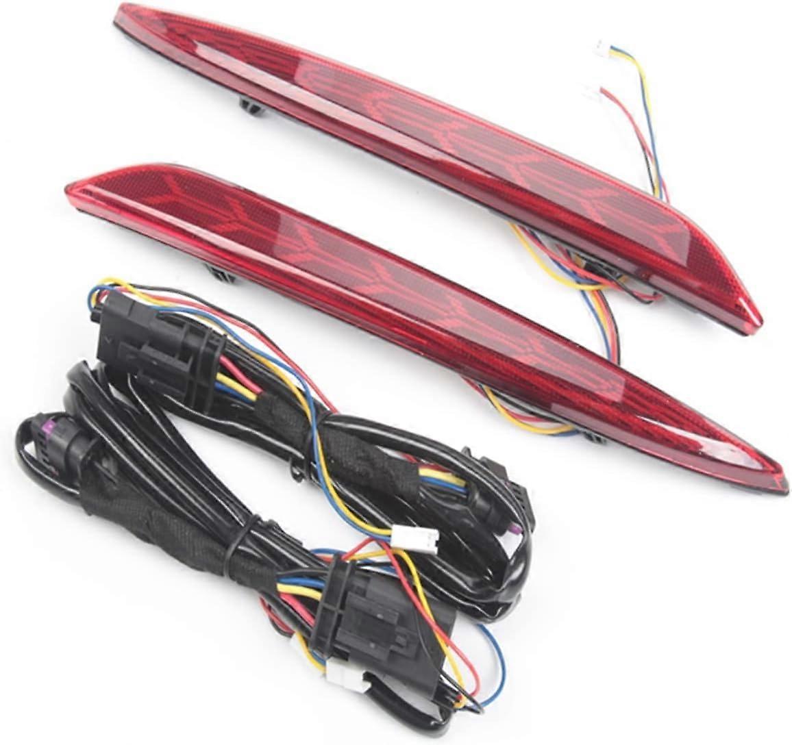 Rear Bumper Turn Brake Fog Tail Light Compatible for Model 3 Y Fishbone ...