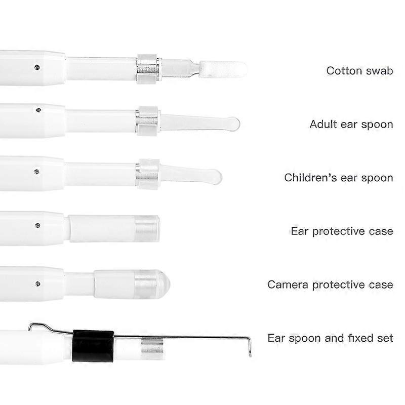 WIFI Ear Cleaner Otoscope HD720P Visual Ear Picker 5.5MM Wireless ...