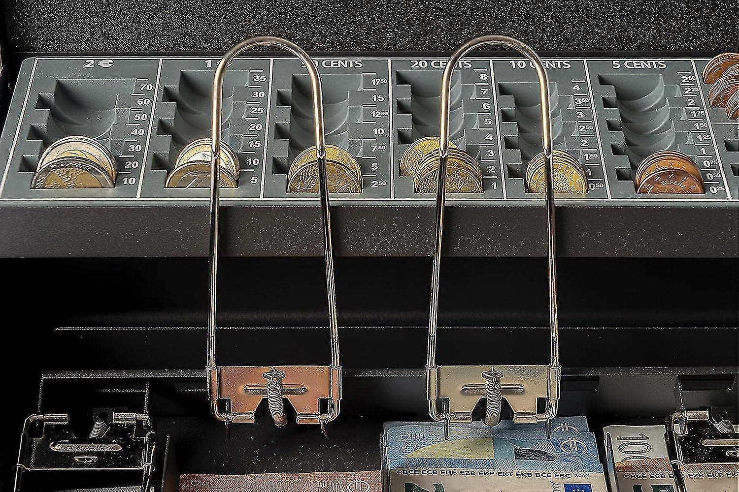 EUR Key Coin and Bill Box for Carrying Money - Coin Operated Steel Cash ...