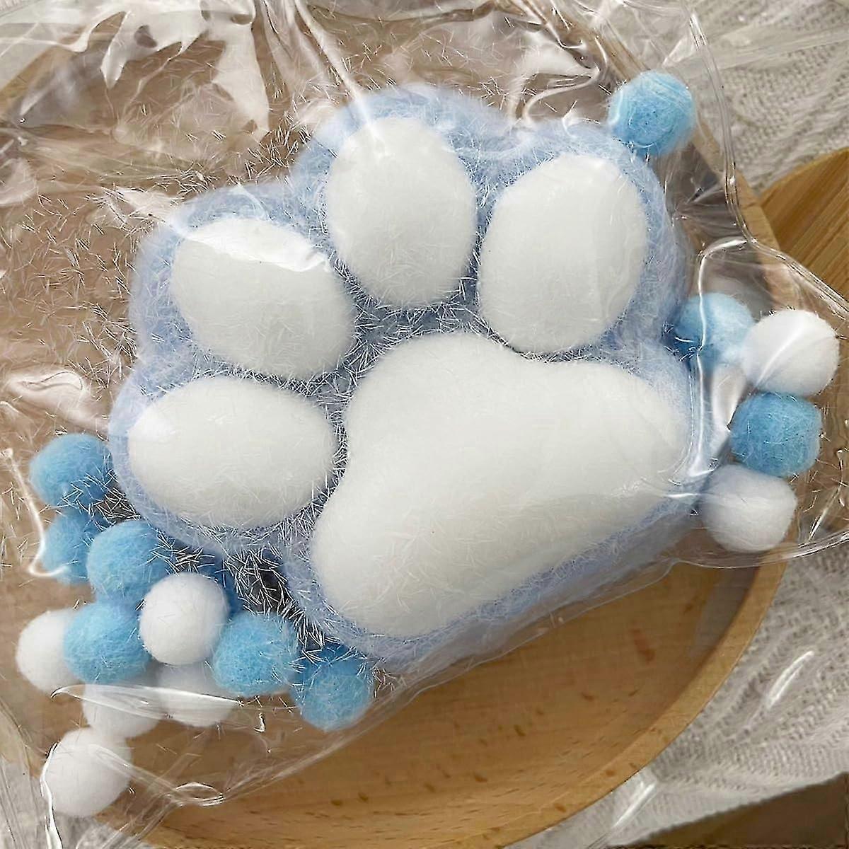 Taba Squishy Big Cat Paw Silicone Squeeze Toys for Stress Relief, Cat ...