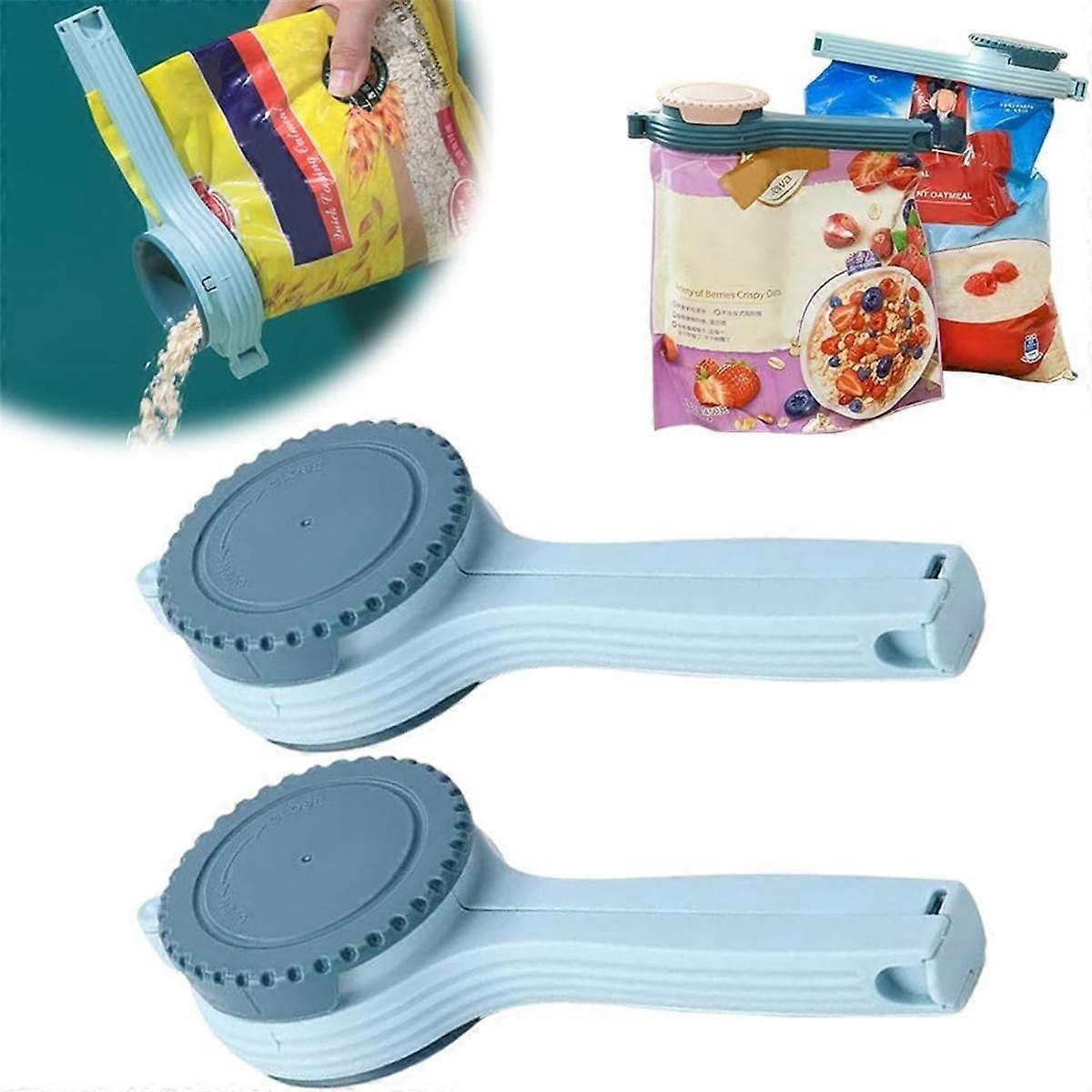 Sealing and Pouring Bag Clamp Reusable Storage Sealing Clip Potato Chip ...