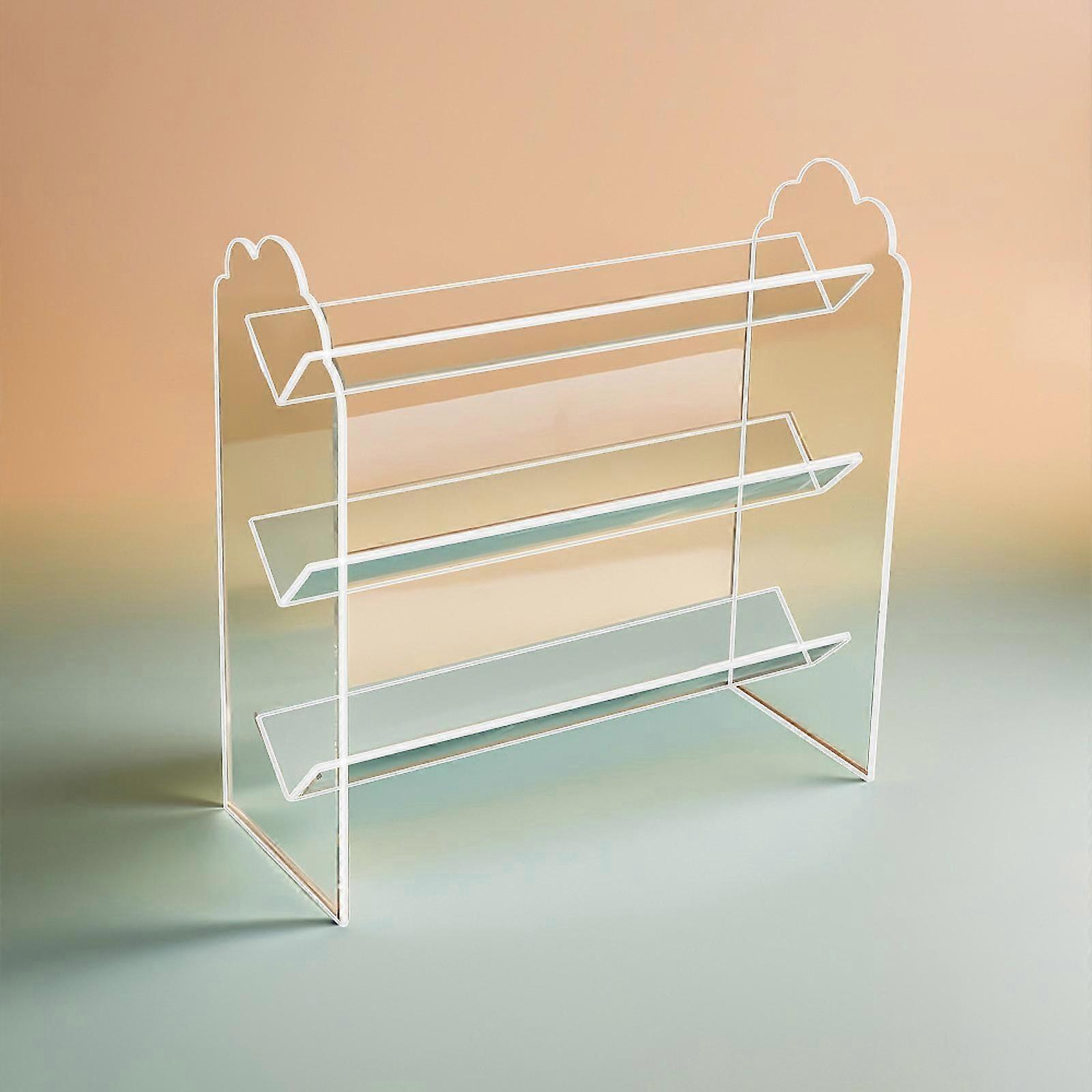 Clear Donut Tray 3 Layer Rectangular Donut Holder for Candy Macaron ...