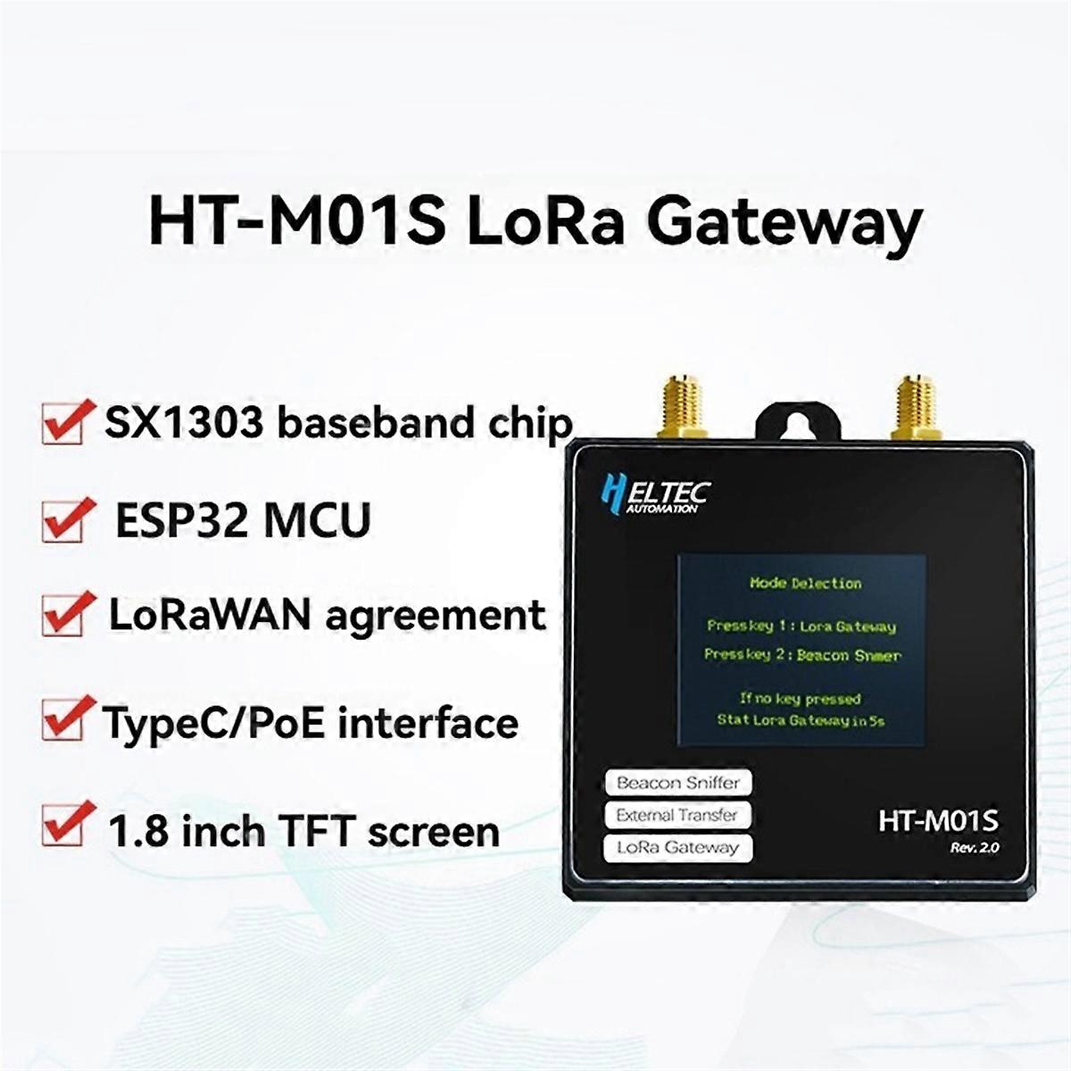 HT-M01S 8-Channels ORaWAN Router Ethernet WiFi Gateway Wifi ESP32 ...