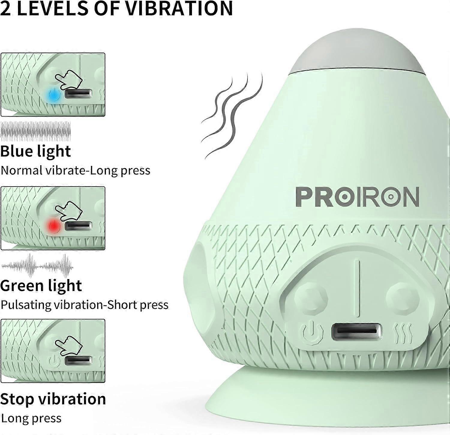 Hands-free Vibrating Massage Ball, Heat Trigger Point Ball, Deep Tissue ...