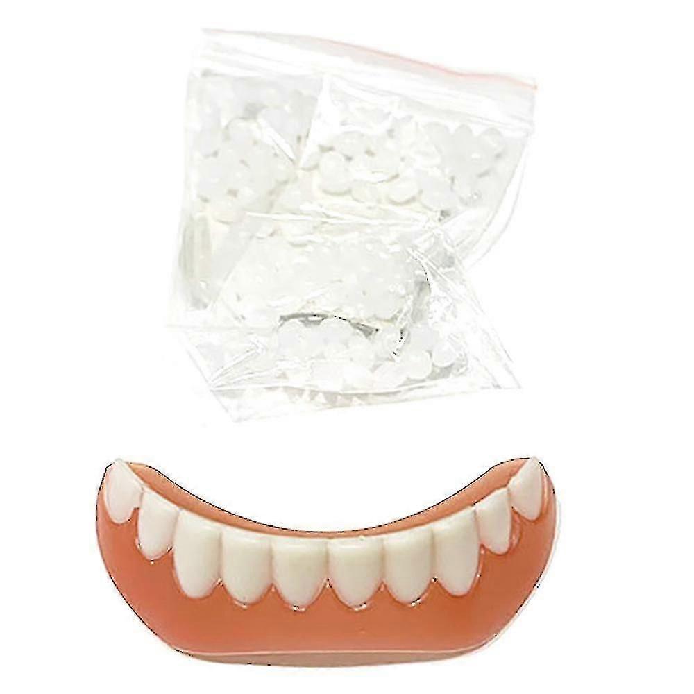 Veneer False Teeth Snap On Smile Cosmetic Teeth Dentures | Fruugo UK