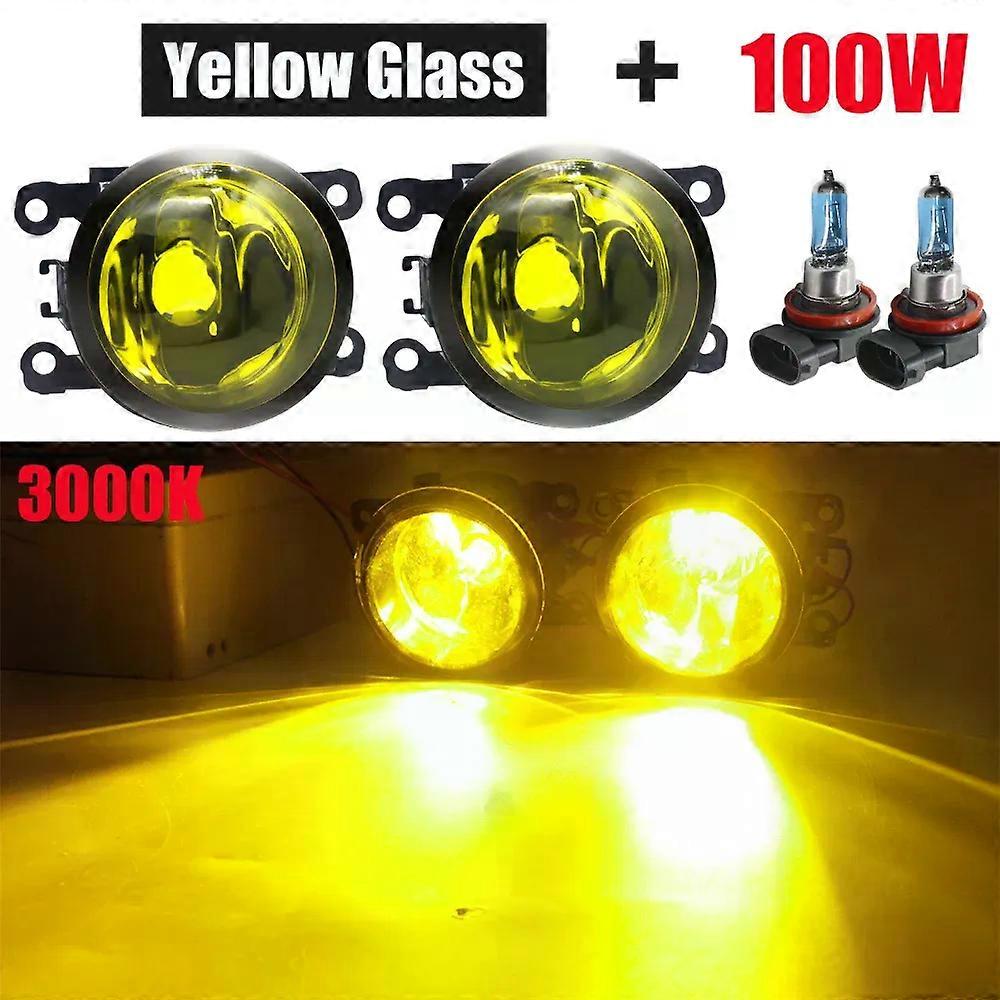 Compatible 2 X Halogen Fog Light For Mitsubishi L200 Pajero Galant Colt ...