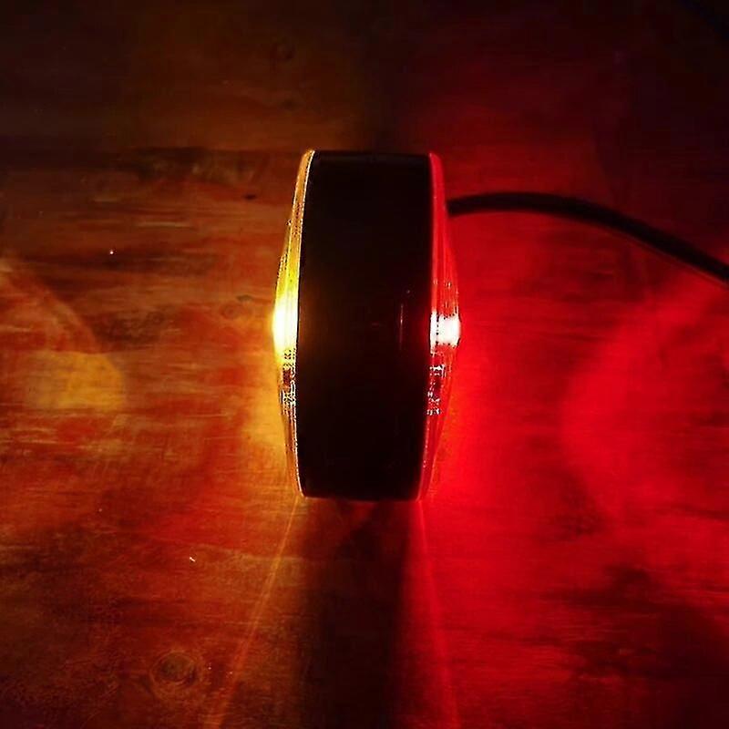 Trailer Truck Lorry Earring Red Amber Mirror Side Marker Lamp With Bulbs 24v For Volvo Truck For ...