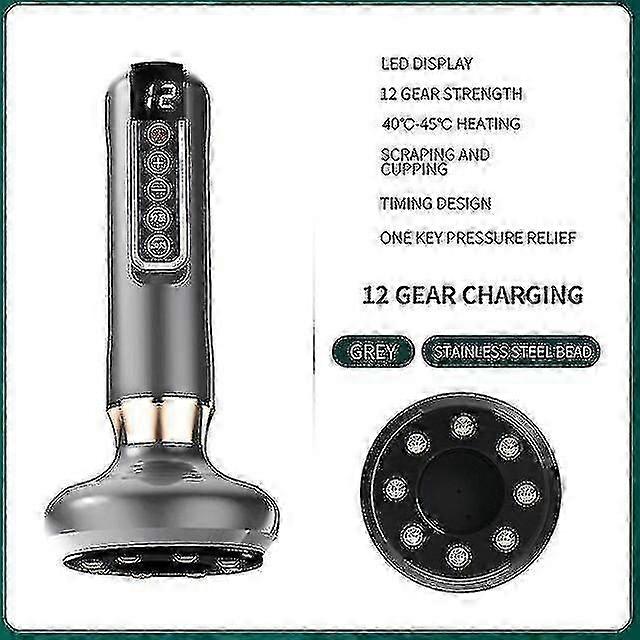 Electric Cupping Massager Vacuum Suction Cup Guasha Anti Cellulite Beauty Health Scraping ...