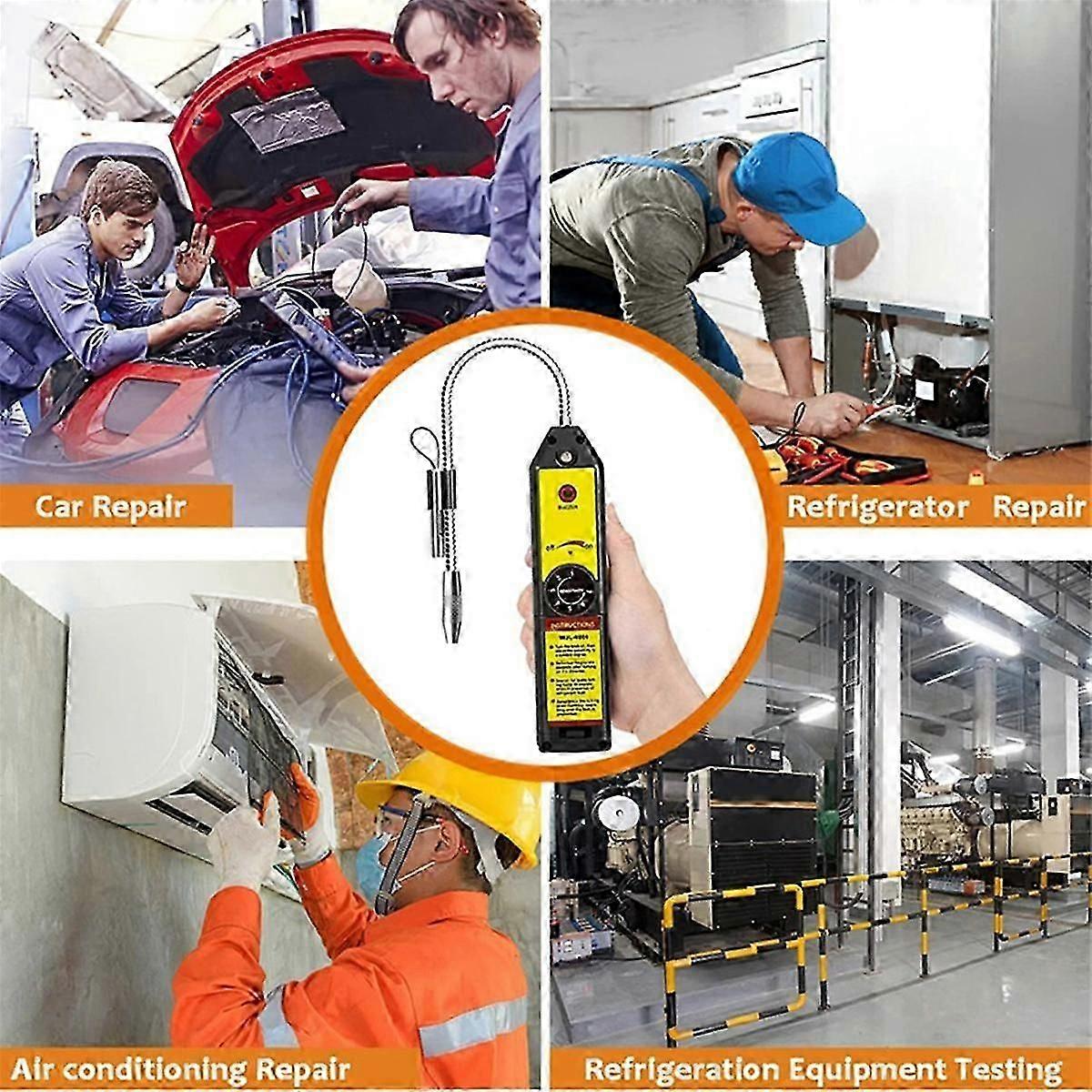 -6000UV Halogen Leak Detector Freon Leak Detector R22 R410A R134A ...