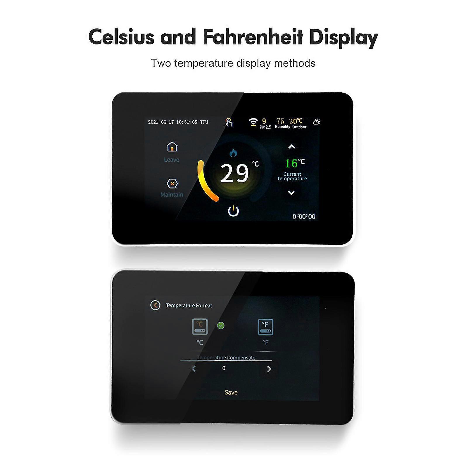 85-275v Wi-fi Smart Thermostat Programmable Thermostat 2025 | Fruugo AU