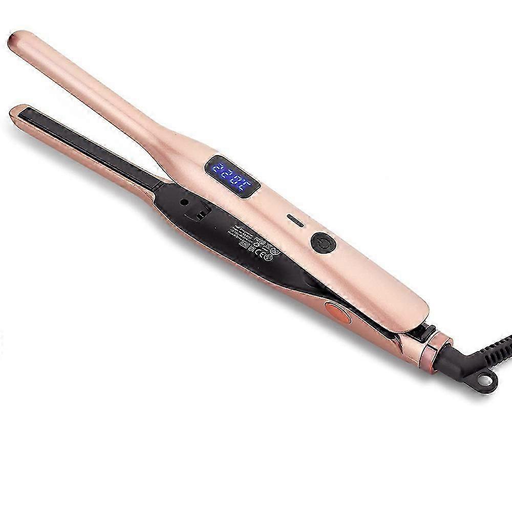 3/10 Inch Mini Flat Iron for Short Hair, Beard & Pixie Cut - Ceramic ...