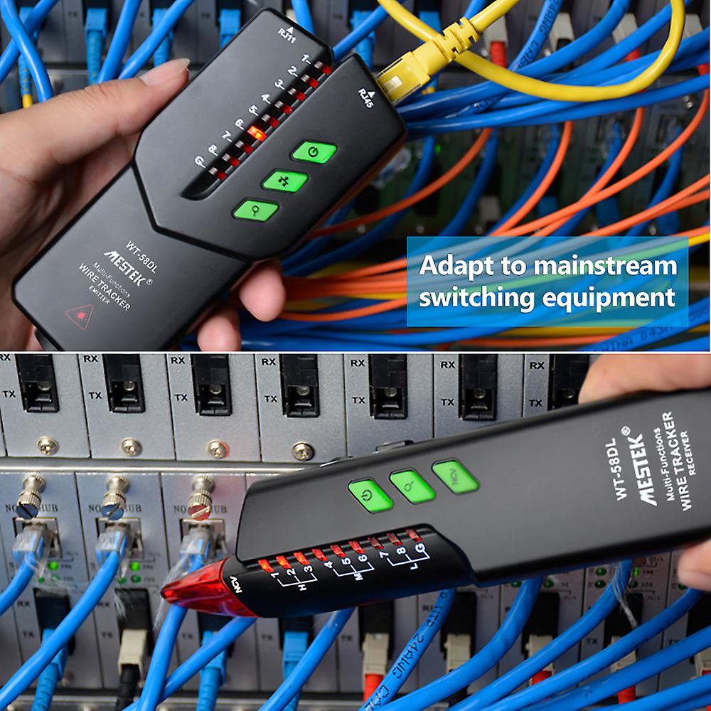 Mestek wt-58dl network cable tester wire tracker line finder telephone ...