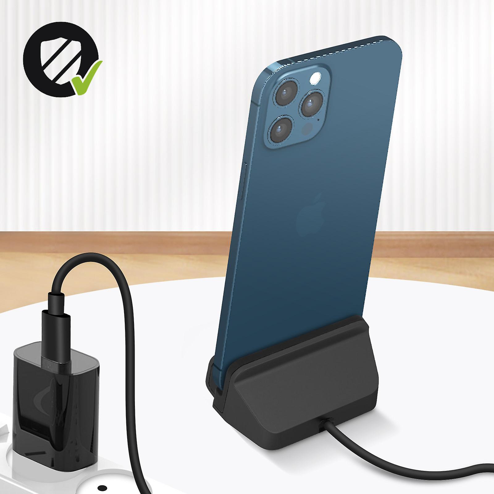 Charging Dock Lightning Connector Quick Charge and Sync Black | Fruugo UK