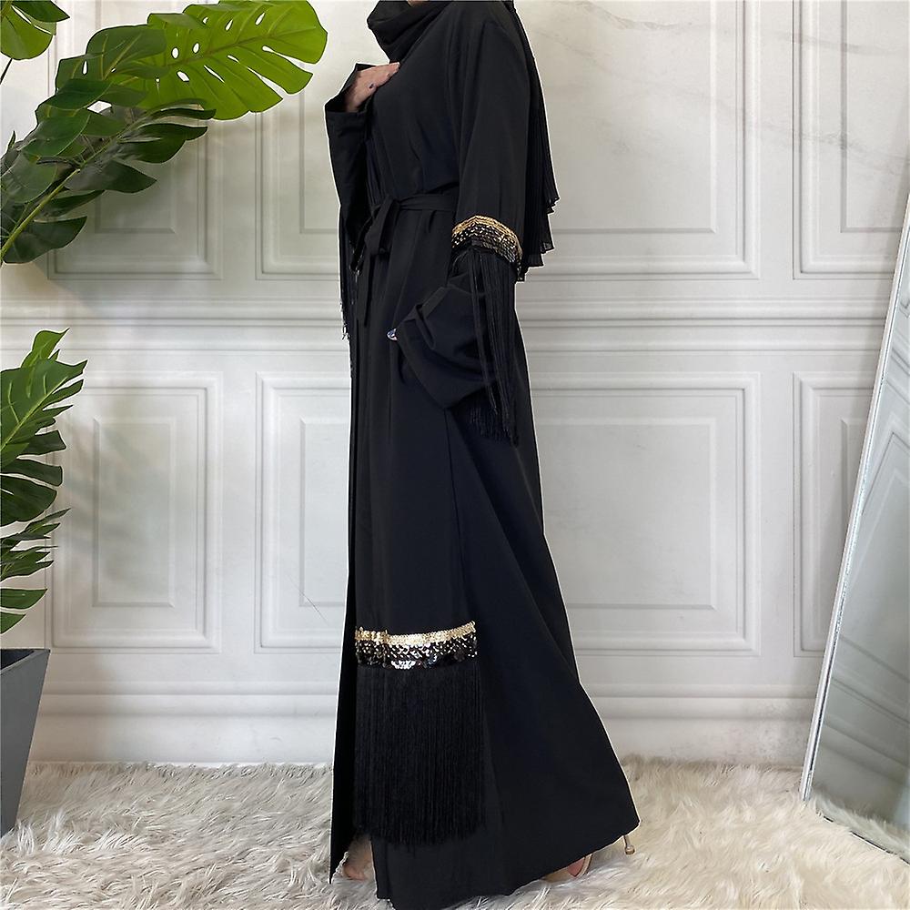 Dubai Abaya Kimono Turkish Islamic Clothing Muslim For Women Caftan Marocain Kaftan Ramadan Arab ...