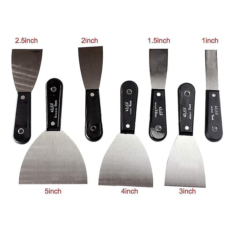 7 Pieces Scrapers and Putty Knives Set, Wall Painting Plastering ...