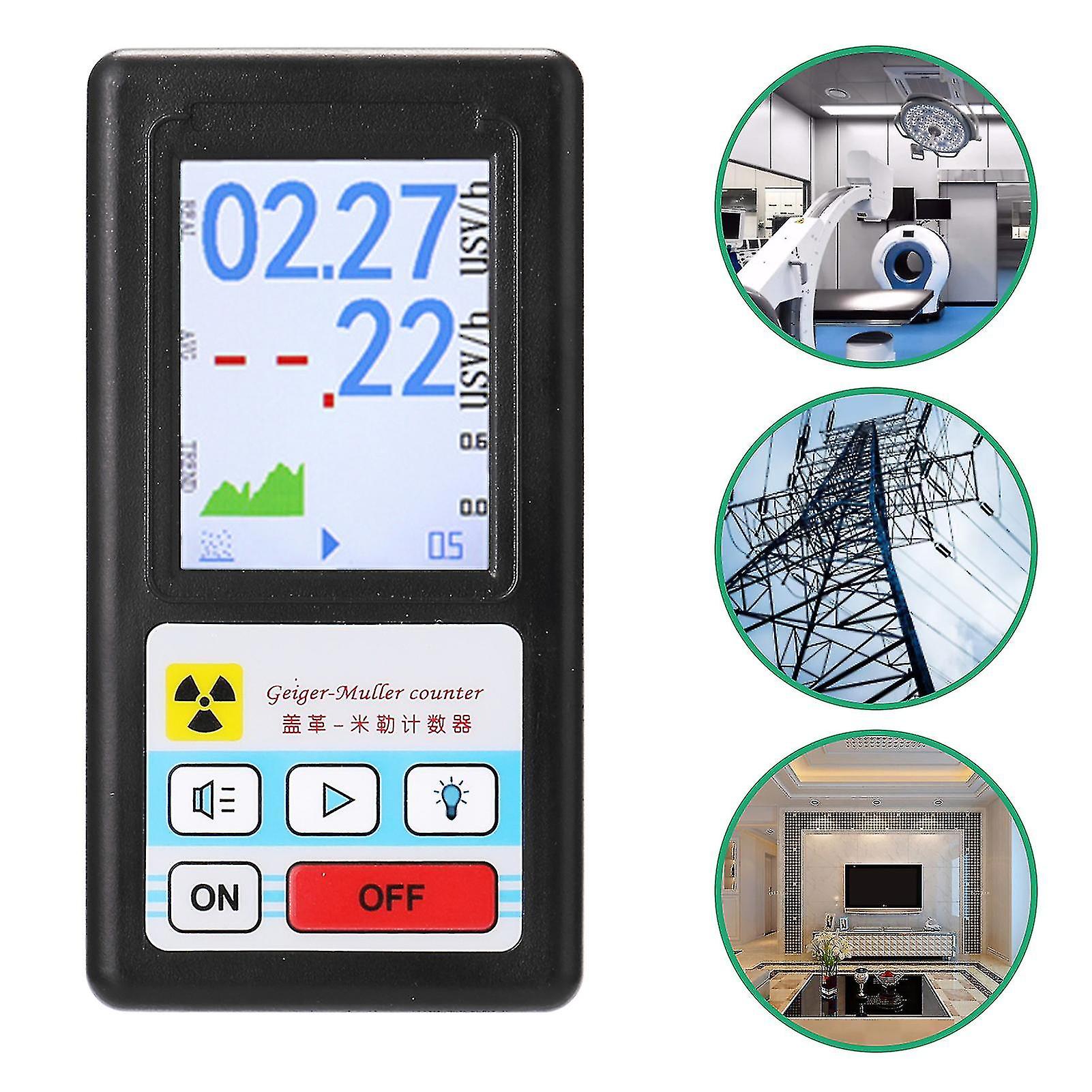 Nuclear radiation detector geiger counter portable radioactive ...