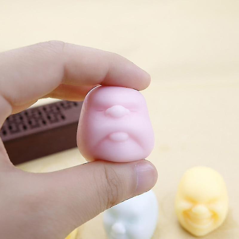 Large Yellow Giant Squishy Face Human Funny Ball Pressure Reduce Anti ...