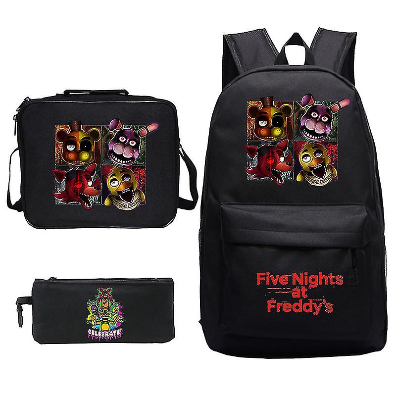 Mode Tecknad 3st / set Fem nätter på Freddy Barn Baby Skolväskor Pojkar ...
