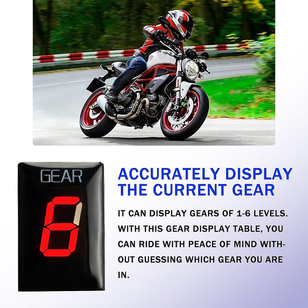 For Ducati Superbike 848 1098 1198 Supersport 937 937s Streetfighter Motorcycle Gear Indicator ...