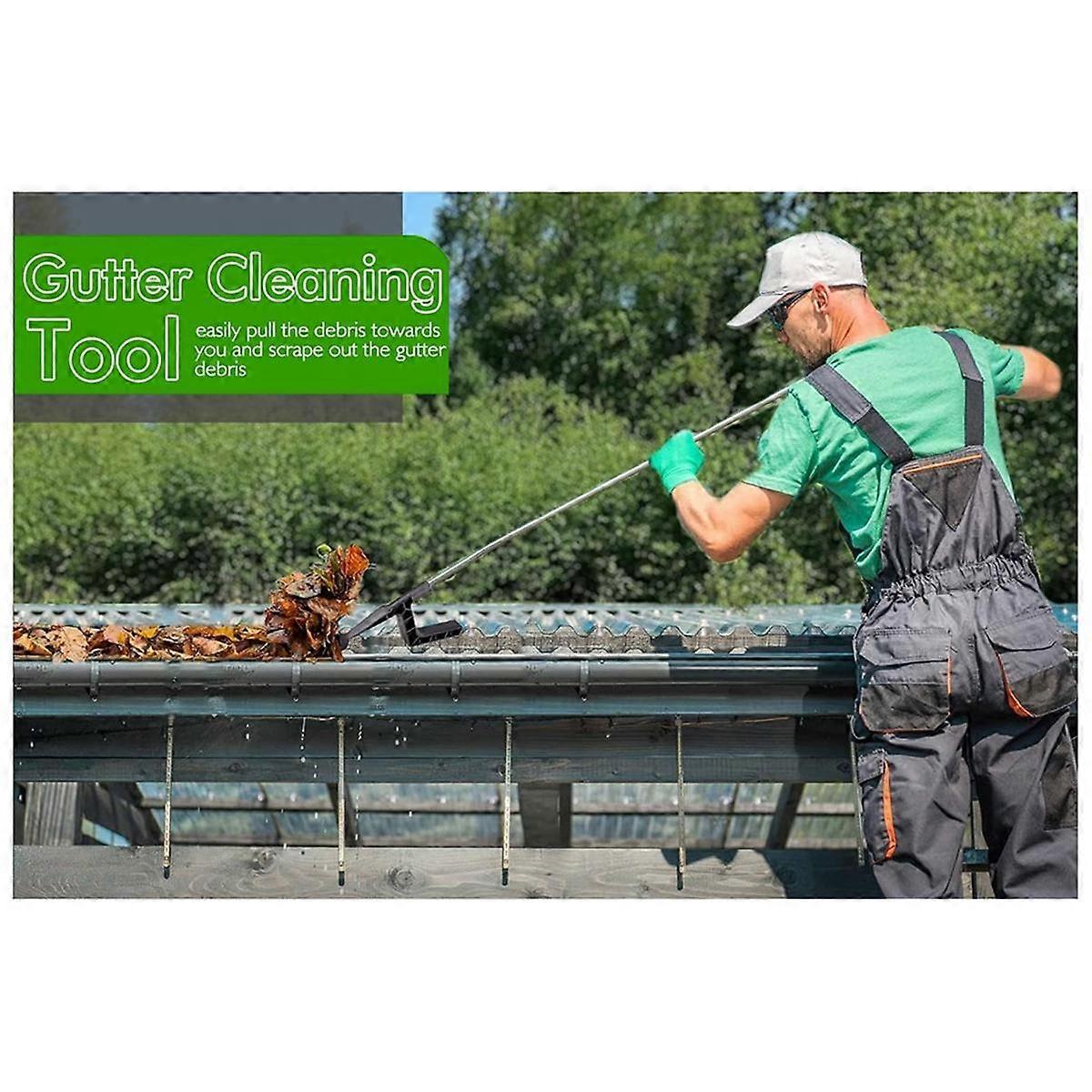 Gutter Cleaner Leaf Cleaning Tool the Gutter Tool Eaves Drain Tool ...