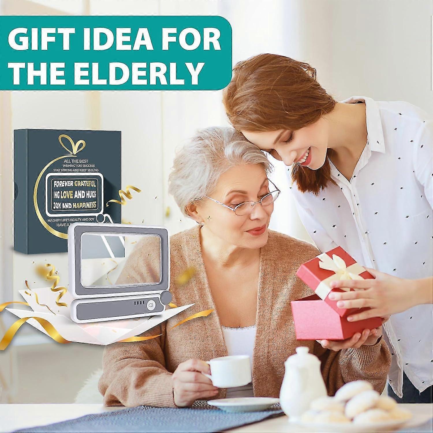 Magnifying Glass With Light Reading Gifts, Rechargeable Handheld Led ...