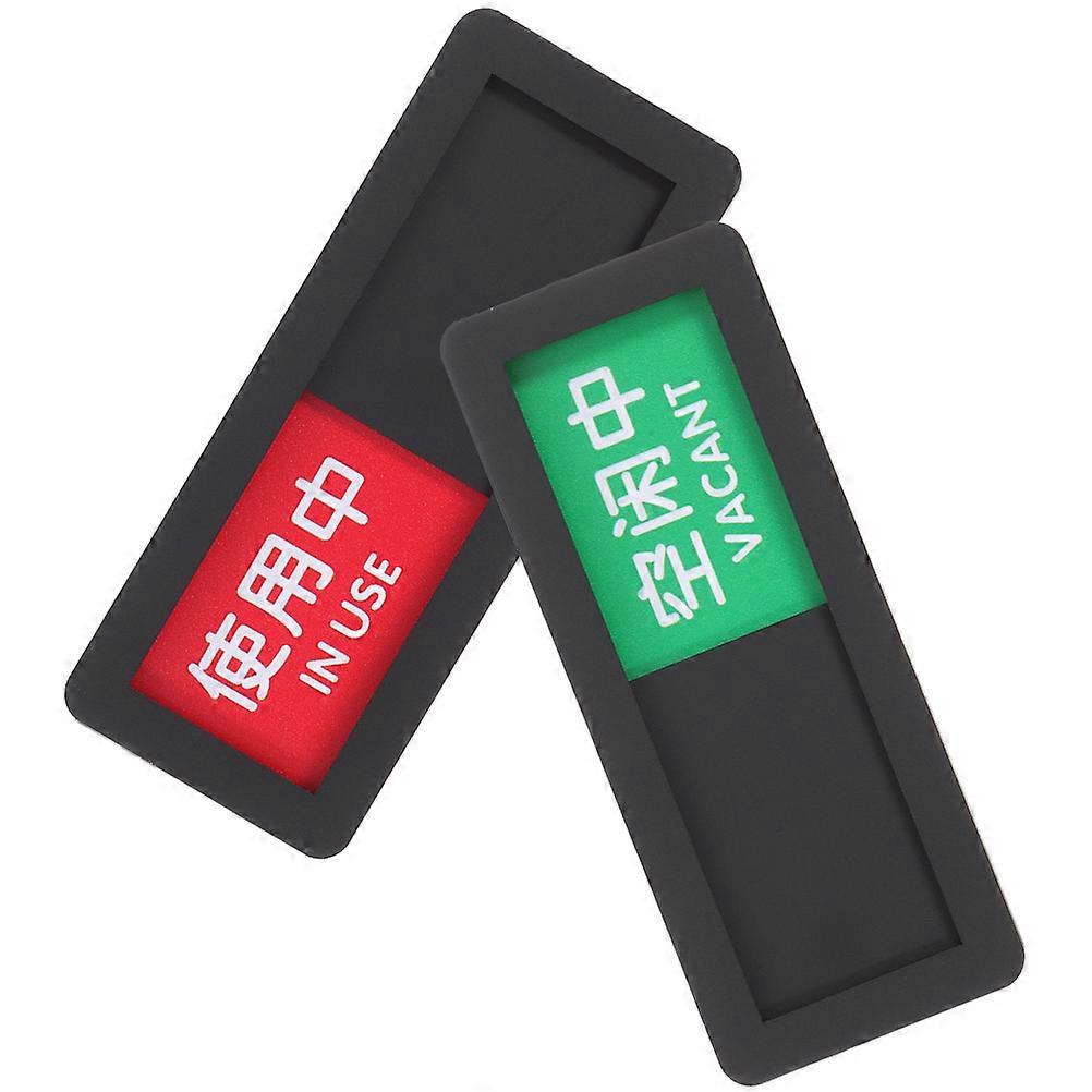 2pcs Toilet Slide Door Sign Toilet Privacy Slider Vacant Occupied Sign ...