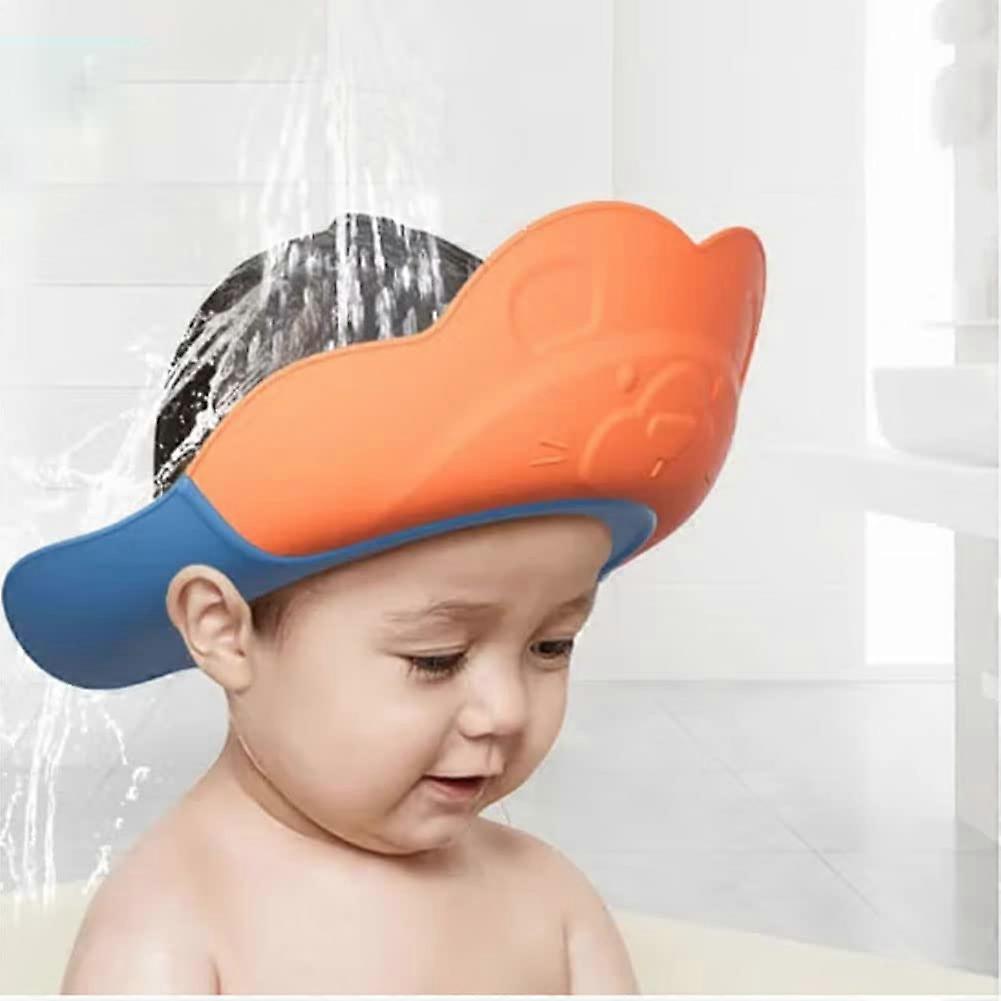 Shower Cap Children's Shampoo Bath Eye Protection Hair Washing Cap ...