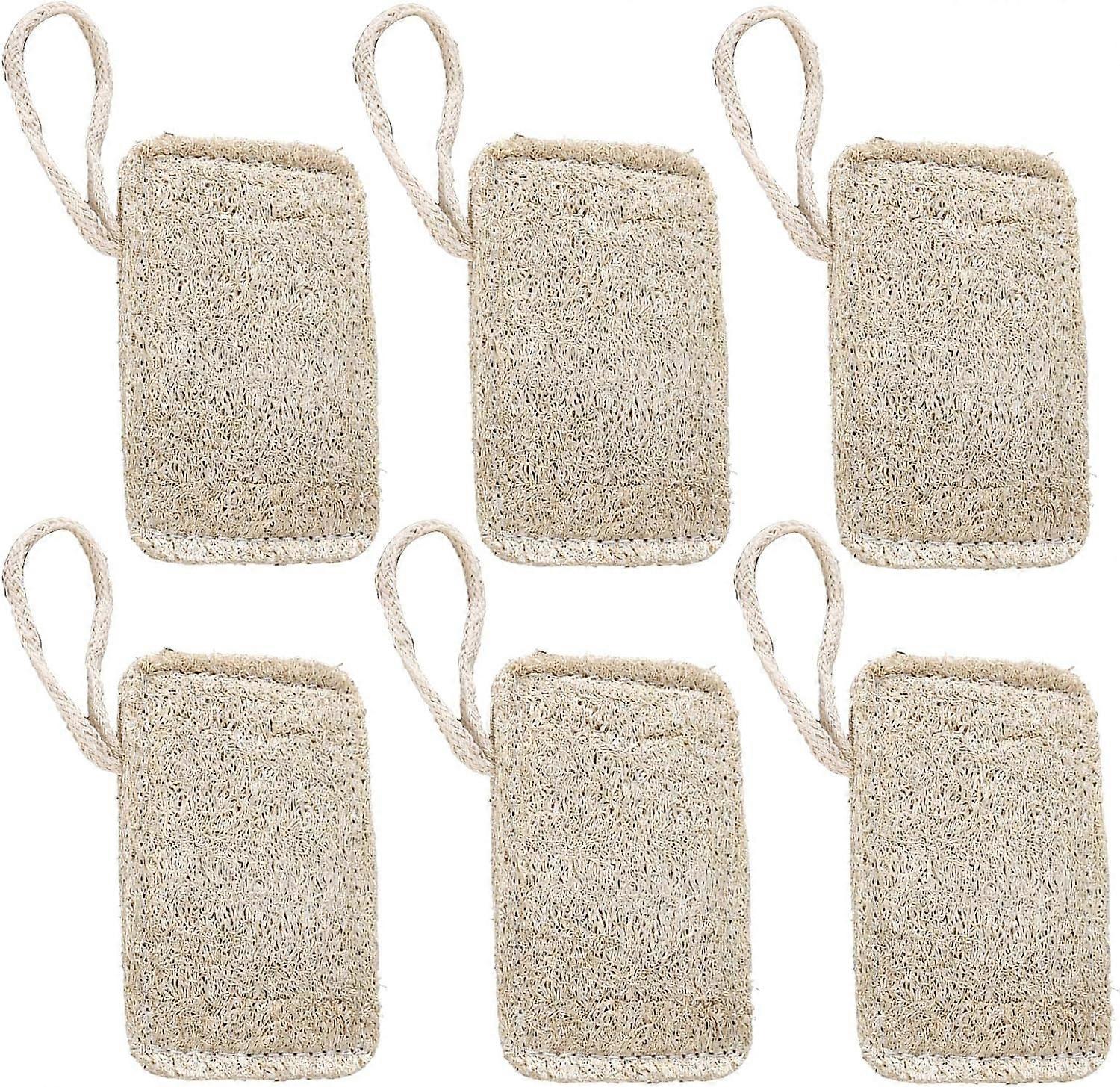 6Pcs Natural Loofah Sponges,Dishwashing Sponge,Washing Up Sponges ...