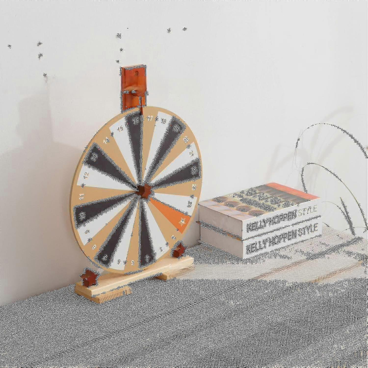 2024 Wooden Spinner Prize Wheel, 24 Slot Prize Spinner,wheel Of Forture ...