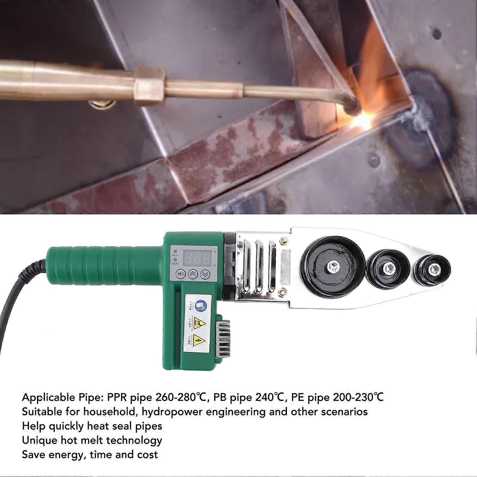 Pipe Welding Machine Professional Digital Display PPR Polybutene PE Plastic Water Pipe Hot Melt ...