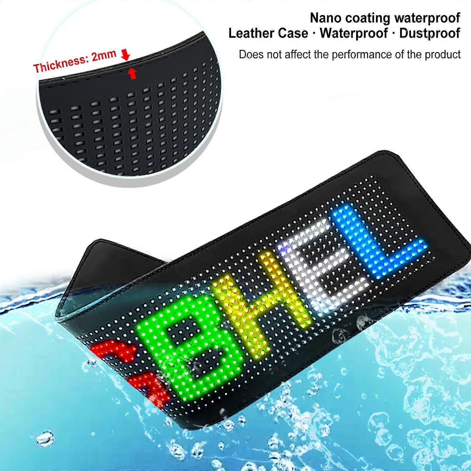 5V Car LED Flexible Display LED Matrix Pixel Panel USB Car Rear Window ...