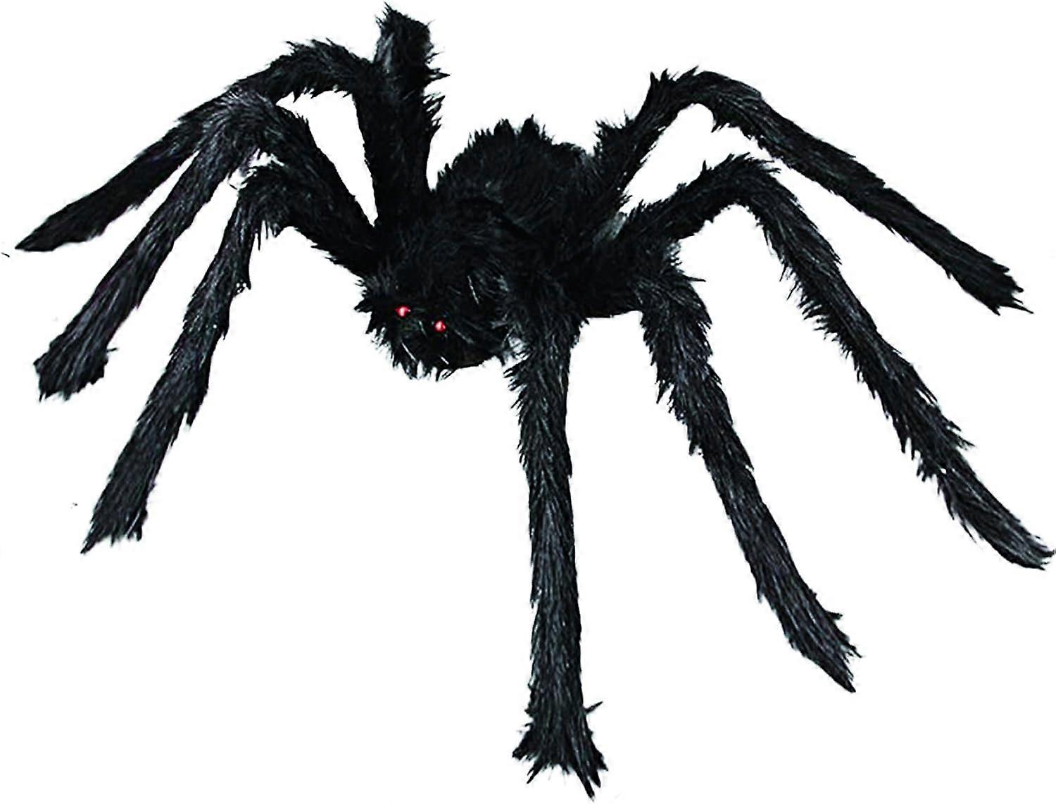 6 Halloween Spider Decorations, Realistic Hairy Spiders Set, Giant ...