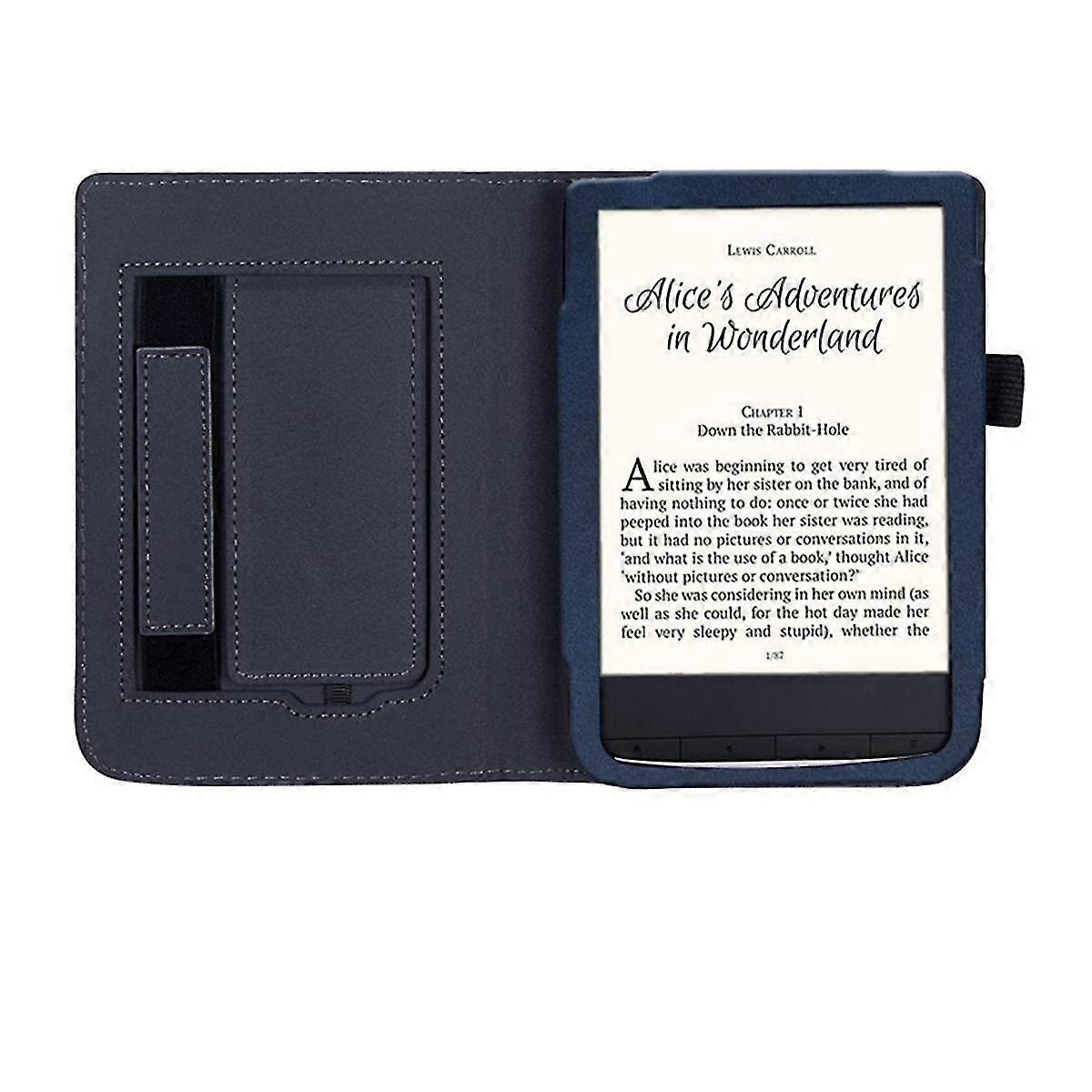 For Pocketbook Touch Hd 3 E-reader Stand Cover Flip Pu Case With Hand ...