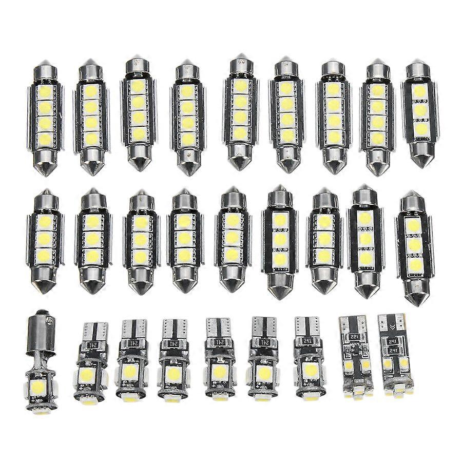 27Pcs White In-Car Led Light Kit For Mercedes- E-Class W211 2002-2008 ...